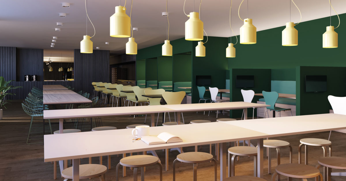 Corporate Cafetarias interieur design - Pfizer - Pong Ping